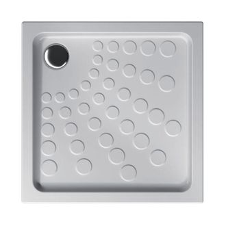 Alterna Alterna Seducta Rutschfeste Boden- oder Einbauwanne, 90x90cm, Keramik, Wei&szlig; (5722L003M-SP)