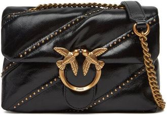 Pinko Handtasche Love Puff Mini CL PE 25 PLTT 100039 A26T Schwarz