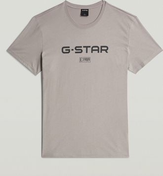 G-Star Chest Logo T-Shirt - Beige - Herren