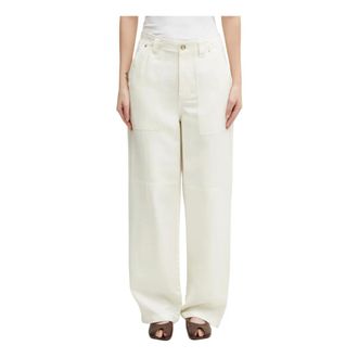 Wales Bonner Wales Bonner, Damen, Jeans, Beige, MGr&ouml;&szlig;e