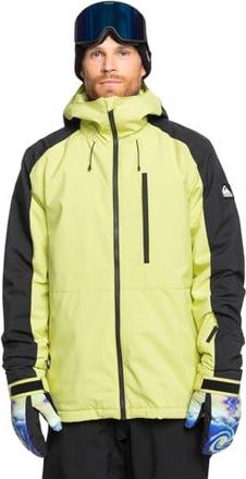 Quiksilver Mission Block JK Jacket, Celery Green, L Mens