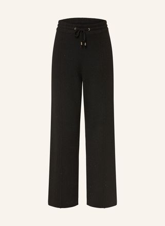 Sandro Sandro Strickhose Mit Schmucksteinen schwarz
