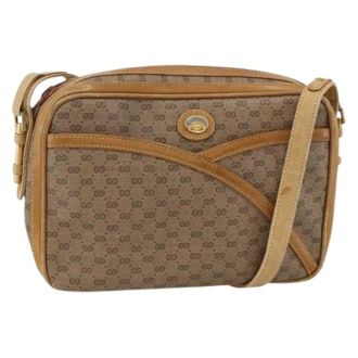 Gucci Sac bandouli&egrave;re vintage Pre-owned - Femme - Pre-owned - Beige - Taille: ONE Size