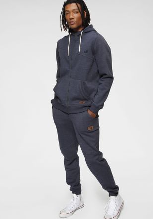 Ocean Sportswear Jogginganzug OCEAN SPORTSWEAR Comfort Fit, Herren, Gr. XXL (60/62), blau (marine, meliert), angeraute Sweatware, Obermaterial: 60% Baumwolle, 40% Poly