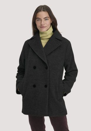 Hessnatur Outdoorjacke Caban Relaxed aus reiner Schurwolle (1-St)