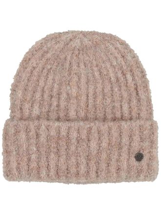 Fraas Kuschelige gerippte Strickm&uuml;tze | Nachhaltig hergestellt - Sustainability Edition | Recyceltes PET Sand