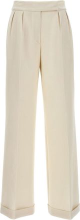 Kiton pantalon palazzo - Tons neutres