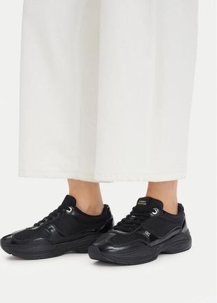 Tommy Hilfiger Sneakers Modern Runner Shiny Leather FW0FW09413 Schwarz