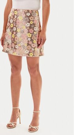 Vero Moda Minirock Lalea 26037763 Goldfarben Slim Fit