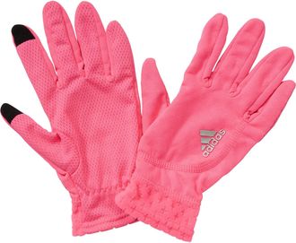 adidas Handschuhe Climaheat Fleece, Neon Pink/Metallic Silver, XL