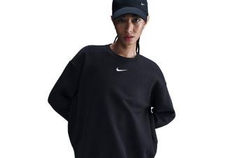 Nike T-Shirt W NSW PHNX FLC OS LONG CREW Oversize Sweatshirt