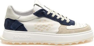 Bepositive Low-Top Sneaker - Cuprace Basket - Leather + Suede - Gr. 40 (EU) - in Wei&szlig; - f&uuml;r Damen