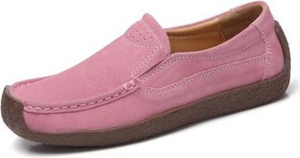 Generic Mocassins décontractés et Confortables pour Femmes, Chaussures de Travail Plates et Confortables,Pinks 2,40 EU