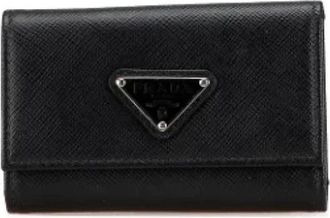 Prada unisex, Pre-owned, Noir, Taille: ONE Size Porte-cl&eacute;s Pre-owned