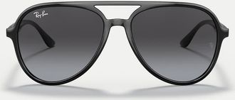 Ray-Ban Rb4376 - Lunettes de soleil pilote &agrave; verres gris - Noir