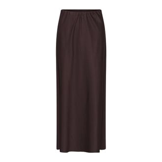 Saint Tropez Lodisa Maxi Rock - - Skirts - Damen - Braun - L