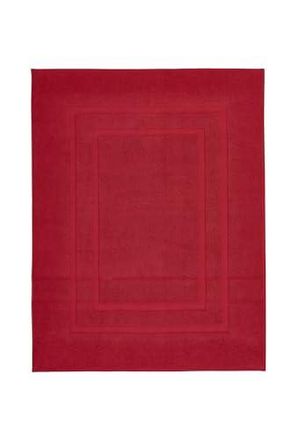 Kleine Wolke 3006114377 Plaza Badteppich 60 x 80 cm Baumwolle, Baumwolle, Rot, 20x20x5 cm, 4004478224186