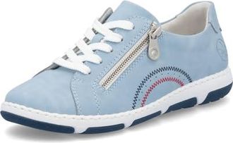 Rieker Chaussures &agrave; Lacets pour Femmes 42424, Pointure:37 EU, La Couleur:Bleu