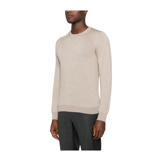 Tagliatore Homme, Pulls, Beige, Taille: 3XL Pull ras du cou