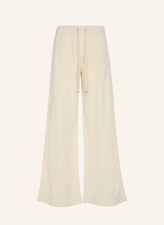 7 For All Mankind Pants Utility Pull On Wide Leg Wide Leg Fit weiss