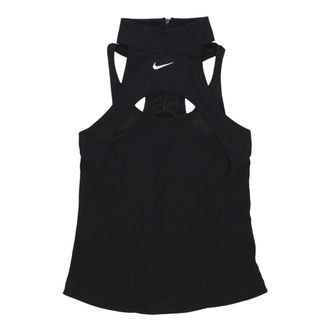 Nike Femme, Tops, Noir, Taille: 36 FR Sportswear Street Tank Top Noir/Blanc