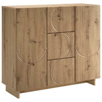 vidaXL Vidaxl Credenza Rovere Artigianale 85,5 X 31 X 75 Cm