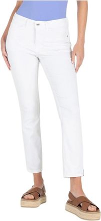 M.A.C Mac, Femme, Jeans, Blanc, Taille: 34 FR Cropped Jeans