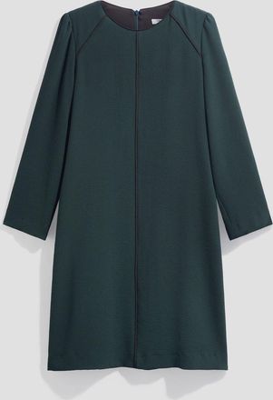 Gerard Darel Robe droite en cr&ecirc;pe - CLARE - Vert fonc&eacute;