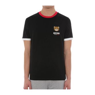 Moschino Stretch Jersey Logo Underbear T-Shirt - - Tops - Herren - Schwarzk - S