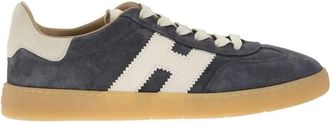 Hogan Low-Top Sneaker - Retro-Inspired Cool Sneakers With Suede Upper - Gr. 6_5 - in Blau - f&uuml;r Damen
