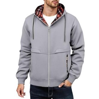 Generic Cardigan d&eacute;contract&eacute; pour homme - Fermeture &eacute;clair - Automne et hiver - Chaud - Sweat &agrave; capuche - Sweatshirt &agrave; capuche - Pour les loisirs - T-shirt de