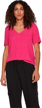 Vila VIPAYA V-Neck S/S TOP/SU - NOOS