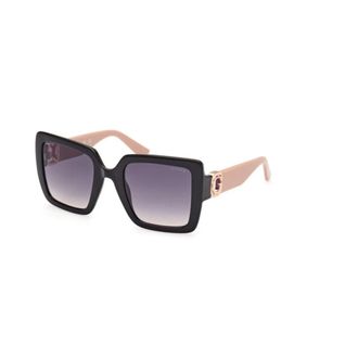 Guess Femme, Accessoires, Noir, Taille: 52 MM Square Lunettes de soleil