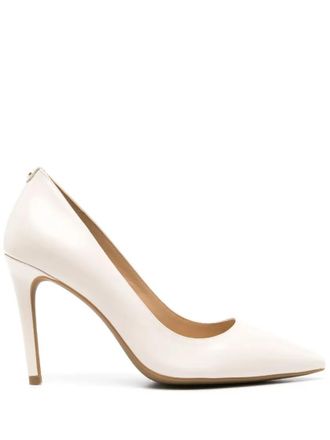 Michael Kors Hohe Schuhe - Black Half Heel Shoes - Gr. 7_5 - in Beige - f&uuml;r Damen