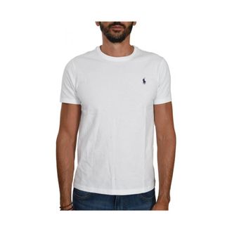 Ralph Lauren Homme, Tops, Blanc, Taille: 3XL T-Shirt Coupe Slim Personnalis&eacute;e