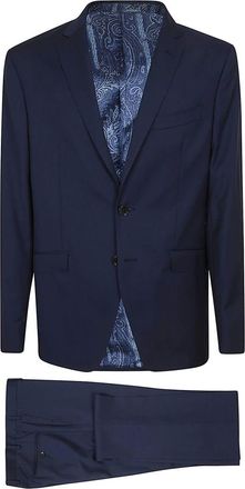 Etro Homme, Costumes, Bleu, Taille: XL Roma Suit