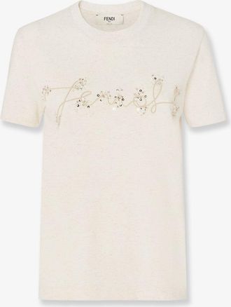 Fendi Cotton blend T-shirt - FENDI - gender_Woman