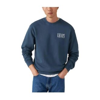 Levi's Crewneck Sweatshirt - - Sweatshirts & Hoodies - Herren - Blau - S