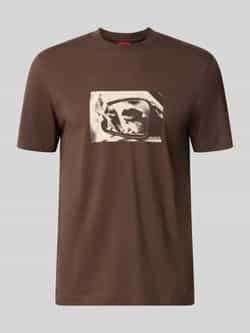 HUGO BOSS Regular Fit T-Shirt aus reiner Baumwolle Modell Dirom