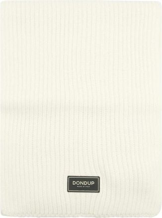 Dondup unisex, Accessoires, Blanc, Taille: ONE Size Ribbed Scarf