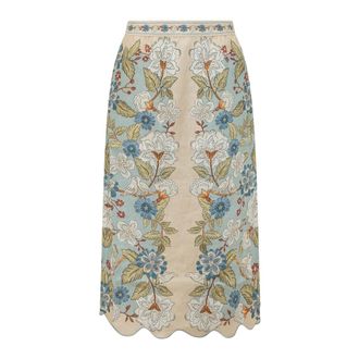 Farm Rio Farm Rio, Femme, Jupes, Multicolore, Taille: 42 FR Jupe Courte Coupe Droite