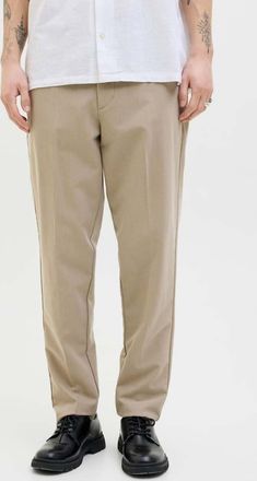 Jack & Jones Ace pantalon fusel&eacute; taille mi-haute jaune-Marron