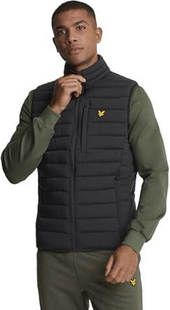 Lyle & Scott Gilet léger matelassé Poches zippées Homme - Noir Jais - M
