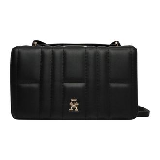 Tommy Hilfiger Monogram Gesteppte Crossbody Bag - - Bags - Damen - Schwarzk - ONE SIZE