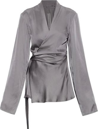 Rick Owens Femme, Blouses et Chemises, Gris, Taille: 38 FR Blouses
