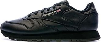 Reebok Classic Leather, Baskets Basses Femme, Noir (Black), 37.5 EU
