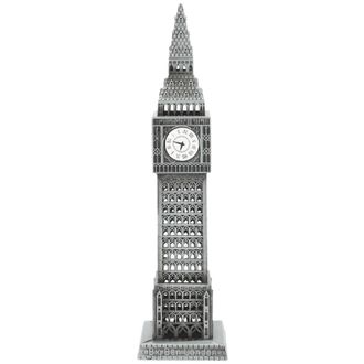 Angoily Gro&szlig;e Glocke Modell aus Metall Silbernes Architektonisches Ornament Langlebige Londoner Wahrzeichen Deko f&uuml;r Wohnzimmer B&uuml;ro Hochzeit und Festliche An