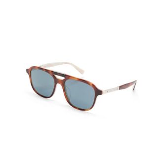Brunello Cucinelli Homme, Accessoires, Brun, Taille: 54 MM Lunettes de soleil
