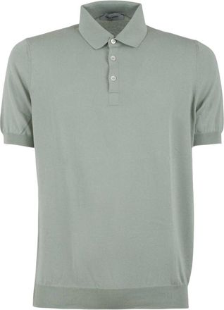 Gran Sasso Homme, Tops, Vert, Taille: XL Polo Trois Boutons