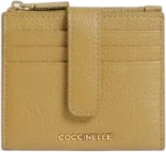 Coccinelle Femme, Accessoires, Beige, Taille: ONE Size Mini Wallet Metallic Soft